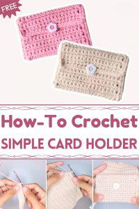 Cute & Quick Crochet Card Holder Pattern for Everyday Carry - Mint ...