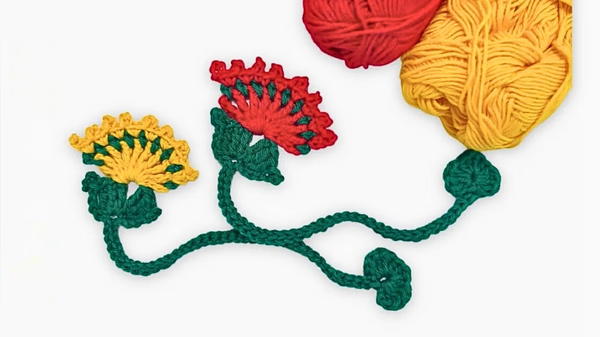 Creative Crochet Bookmark Flower Pattern for Cute Book Decor - Mint ...