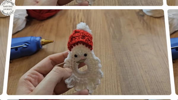 Cozy Crochet Santa Claus Pattern for Table Centerpieces - Mint Design Blog