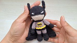 Trendy Crochet Batman Pattern that Every Fan Will Love - Mint Design Blog