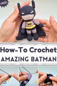 Trendy Crochet Batman Pattern that Every Fan Will Love - Mint Design Blog