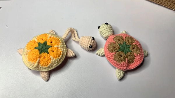 Playful Crochet Turtle-Shaped Key Bag Pattern for Easy Storage - Mint ...